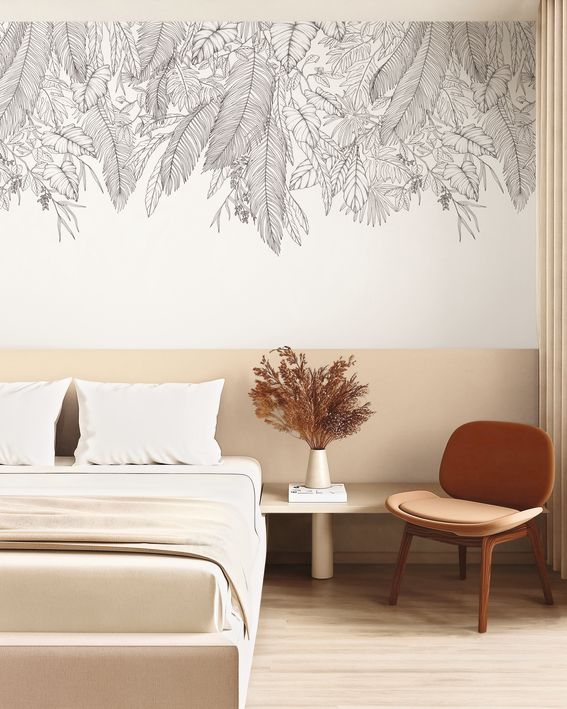 Mural panorámico Moonlight III Descendant Jungle. 3 tamaños - Papel & Deco